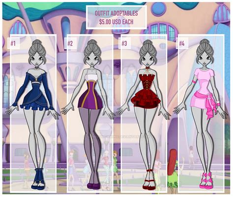 Winx Club Oc Outfit Adopts By Sierrasnowwinx On Deviantart