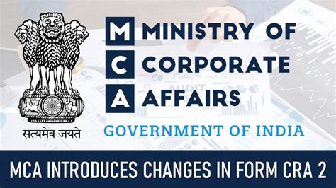 MCA Amends Form CRA 2 For Appointment Of Cost Auditor