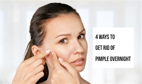 4 Ways To Get Rid Of Pimple Overnight Candy Crow