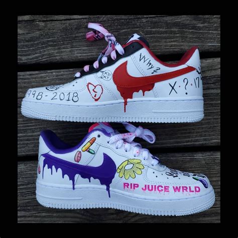 Juice Wrld X Xxxtentacion Air Force 1 Custom Air Force 1 Custom