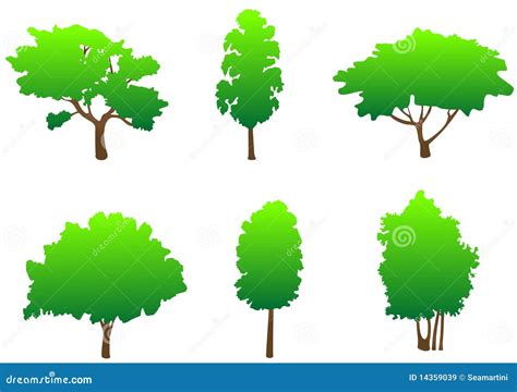 Tree Symbols Royalty Free Stock Images Image 14359039