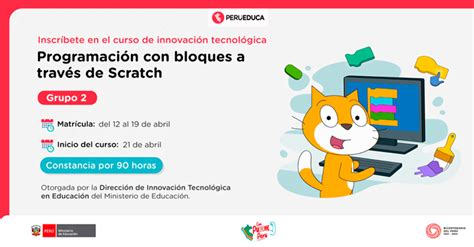 Curso Online Programación Con Bloques A Través De Scratch” Del Minedu