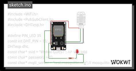 Dhtesp32mqtt Copy Wokwi Esp32 Stm32 Arduino Simulator