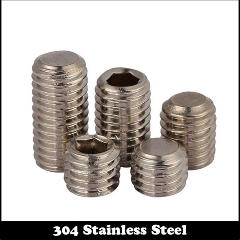 M3 M3*8 M3x8 M3*10 M3x10 M3*12 M3x12 304 Stainless Steel 304ss DIN913 ...