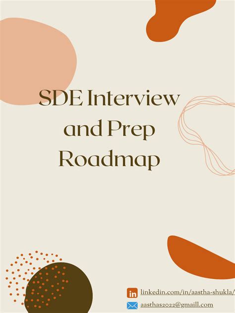 Sde Interview And Prep Roadmap Pdf Computing Algorithms And Data