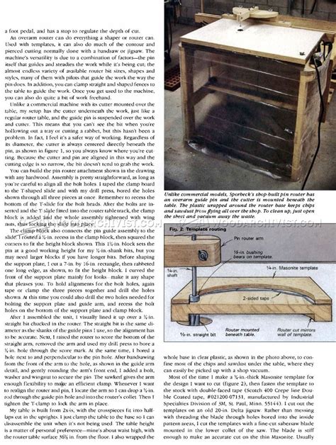 DIY Pin Router WoodArchivist DIY Pin Router WoodArchivist