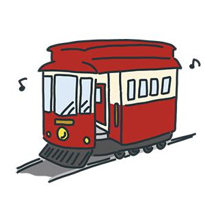 今日は何の日チンチン電車の日 Season Stock Iroha