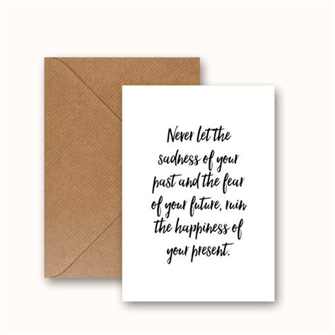 Positive Quote Greeting Card Etsy