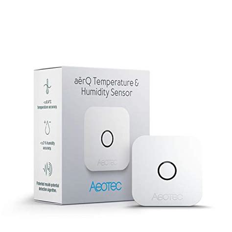 Aeotec Zwave Aërq Temperature Humidity Sensor With Dew Point Z Wave Plus Enabled Wireless