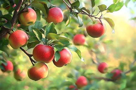 果树ai数字艺术 苹果自然写实丰收季节苹果树挂满红苹果商业照片 Ai图片免费下载png格式4032像素编号71585301 千图网