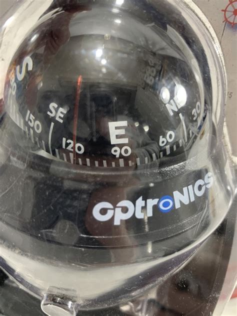 Optronics Illuminated Marine Bracket Mount Compass Model Cp 200 For
