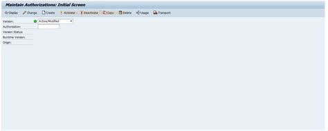 Rsecauth Sap Tcode Maintenance Of Analysis Authorization