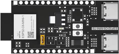 24g Wifi Bluetooth Test Board Esp32 C6 Mini 1 Tb Wifi 6 Ble53 Esp32 C6 Mqtt 4 Flash Ipv6 At