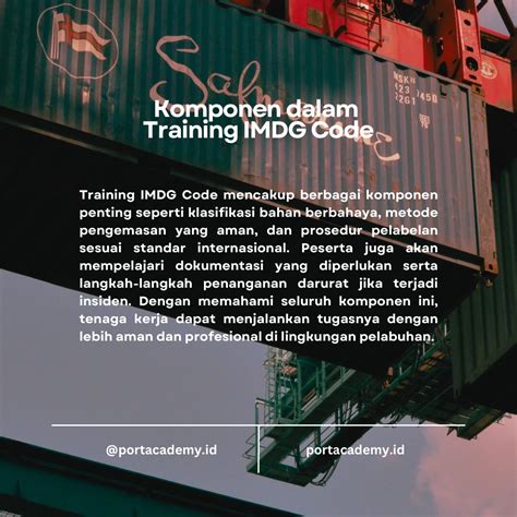 Pahami Sertifikasi Imdg Code