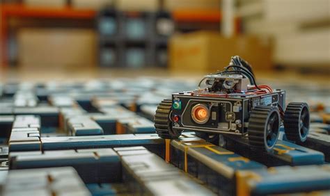 Cinematic Documentary Photography Of An Arduino Robot In Action