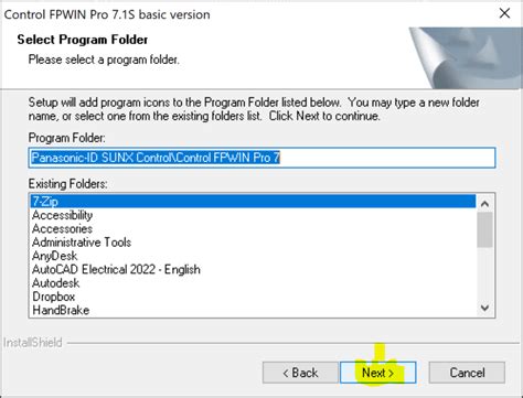 Download And Install Panasonic Plc Programming Software Fpwin Pro 7 Motive Automation