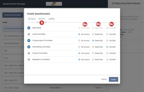Creating A Questionnaire