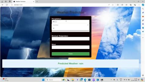 Video Launching A Weather App With Flask And Machine Learning Rahul Chaugule Posted On The
