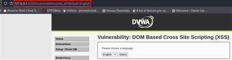 Dvwa Xss Dom Pentest Journeys