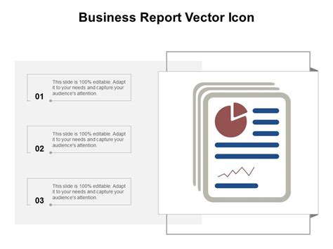 Business Report Vector Icon Ppt Powerpoint Presentation Summary Guidelines