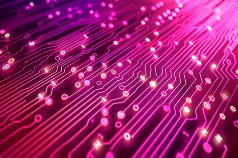 Abstract Circuit Lines And Binary Code Technology Background Premium