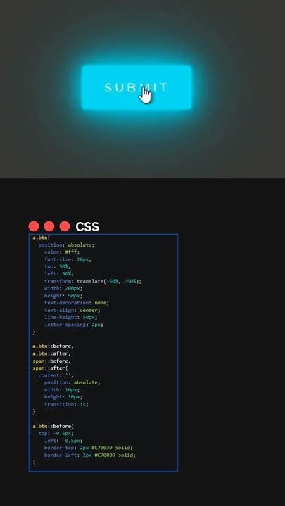 css hover button coding programming webcoding shorts trending youtube