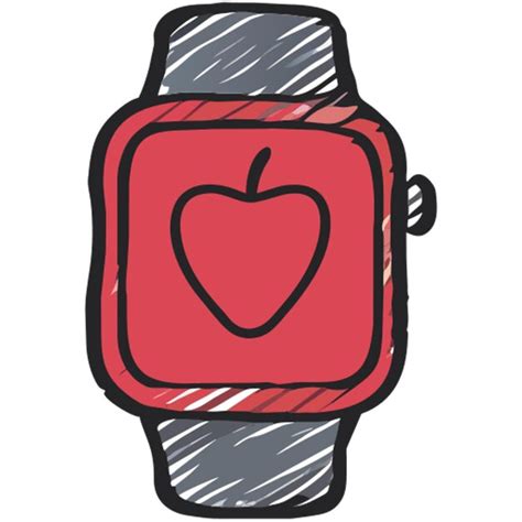 premium vector apple watch icon uneven fill