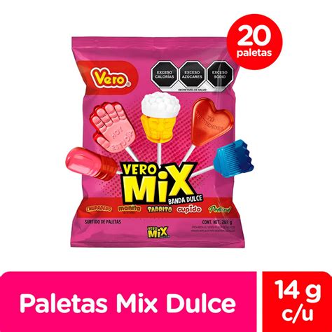 Paleta Mix Vero Dulce 20 Pz Pza Soriana