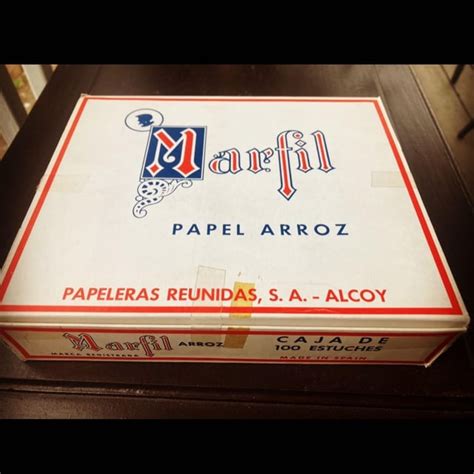 Got My Hands On A Box Of Marfil Arroz Papers R Rollingpaper