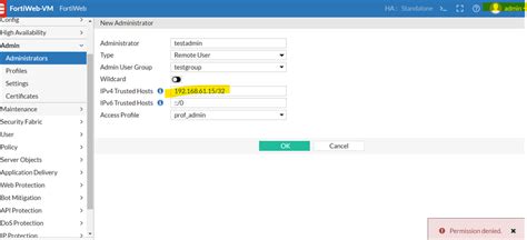 Troubleshooting Tip Permission Denied Message Whe Fortinet Community