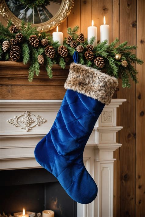 20 Blue Christmas Stocking Ideas Toolzview
