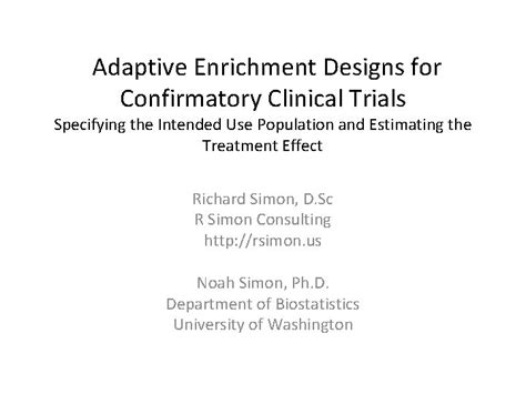 Adaptive Enrichment Designs For Confirmatory Clinical Trials Specifying