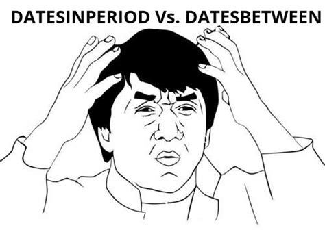 Confused Between The Datesinperiod And The Datesbetween Nw Youre Sorted