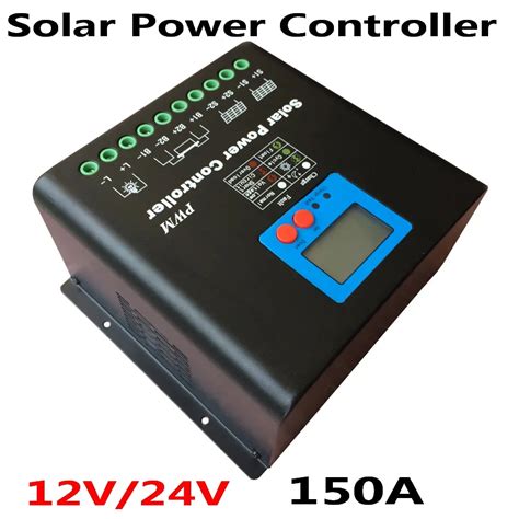 A V PWM Solar Charge Controller With LED LCD Display Auto Identification Voltage MCU