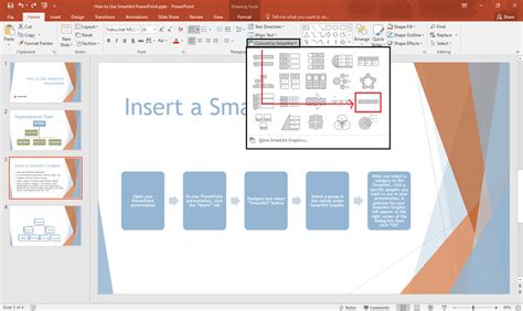 Insert Smartart Powerpoint Graphics In 5 Easy Steps