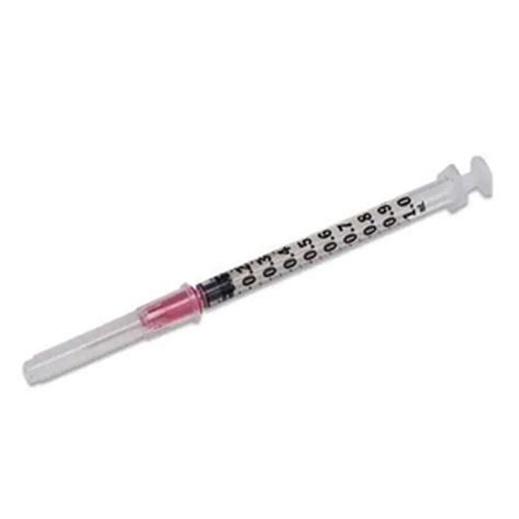 Monoject Tuberculin Syringe 1 Cc Regular Luer Slip Tip Without Needle