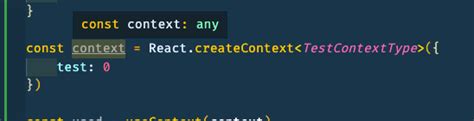 Reactjs React Context Typings Coming Back As Any By Typescript
