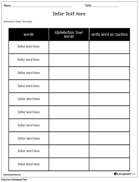 Ortografia 1 Storyboard Por It Examples