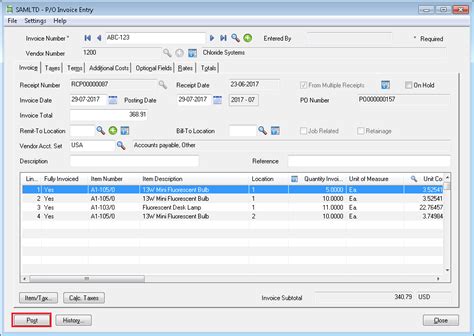 Create A Single Invoice Entry From Multiple Receipt Entries In Sage 300 Erp