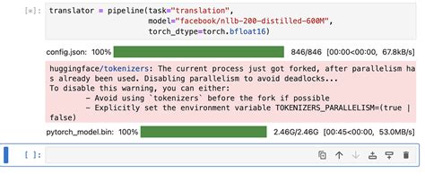 avoid using tokenizers before the fork open source models with