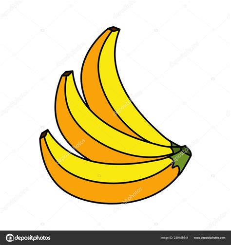 Delicious Babanas Tropic Fruits Vector Illustration Design Stock Vector Image By ©stockgiu