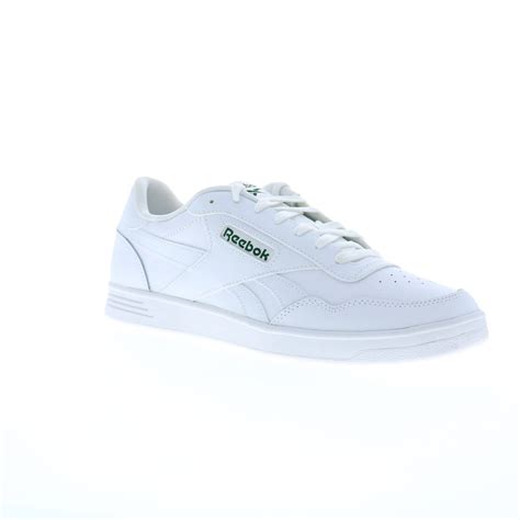 Reebok Court Advance Mens White Leather Lifestyle Sneakers Shoes Ruze