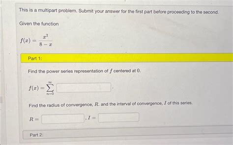 Solved This Is A Multipart Problem Submit Your Answer For