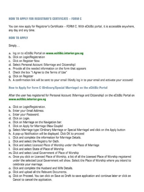 Form C Registrars Certificate 2019 Pdf