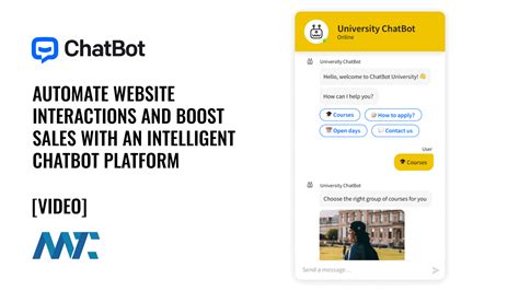 Chatbot Automate Website Interactions And Boost Sales With An