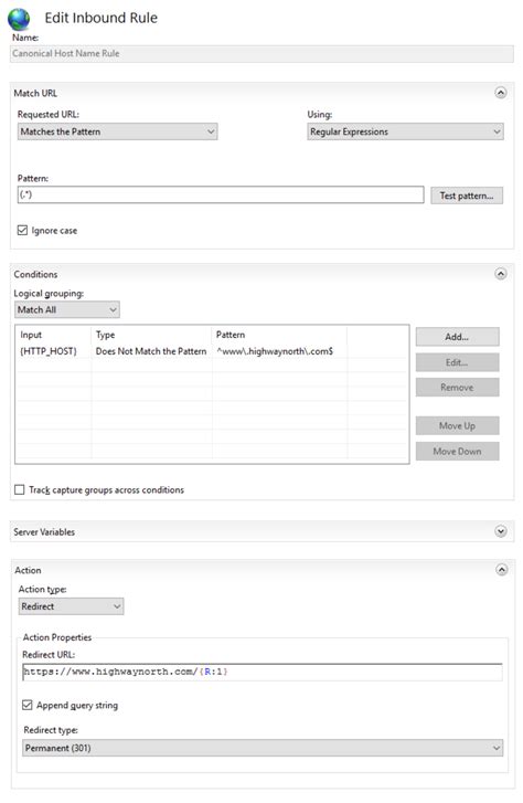 Using The Iis Url Rewrite Module To Provide Canonical Urls For Your Site Bryan Bedards Blog