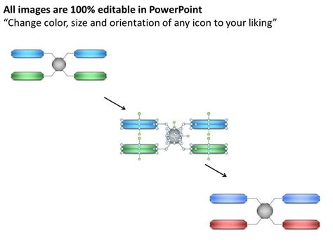 Many One Many 2 Stages Powerpoint Slide Templates Download Ppt