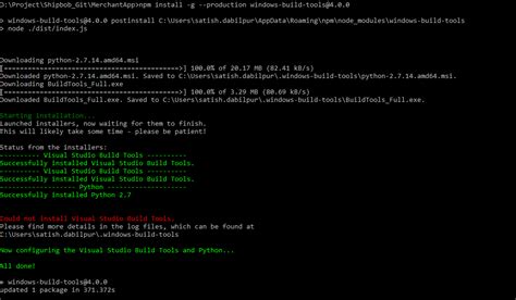 Could Not Install Visual Studio Build Tools Issue 152
