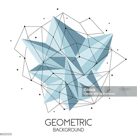 다각형 추상 미래 템플릿 흰색 배경에 낮은 폴리 기호 벡터 라인 점 및 삼각형 모양 연결 네트워크 디지털 분자 기술 연결 구조 0명에 대한 스톡 벡터 아트 및 기타 이미지