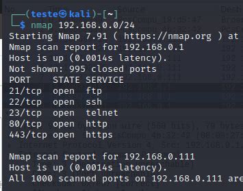 NMAP TCP And UDP Port Mapping Simplificando Redes